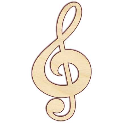 Treble Clef - The Wooden Hare
